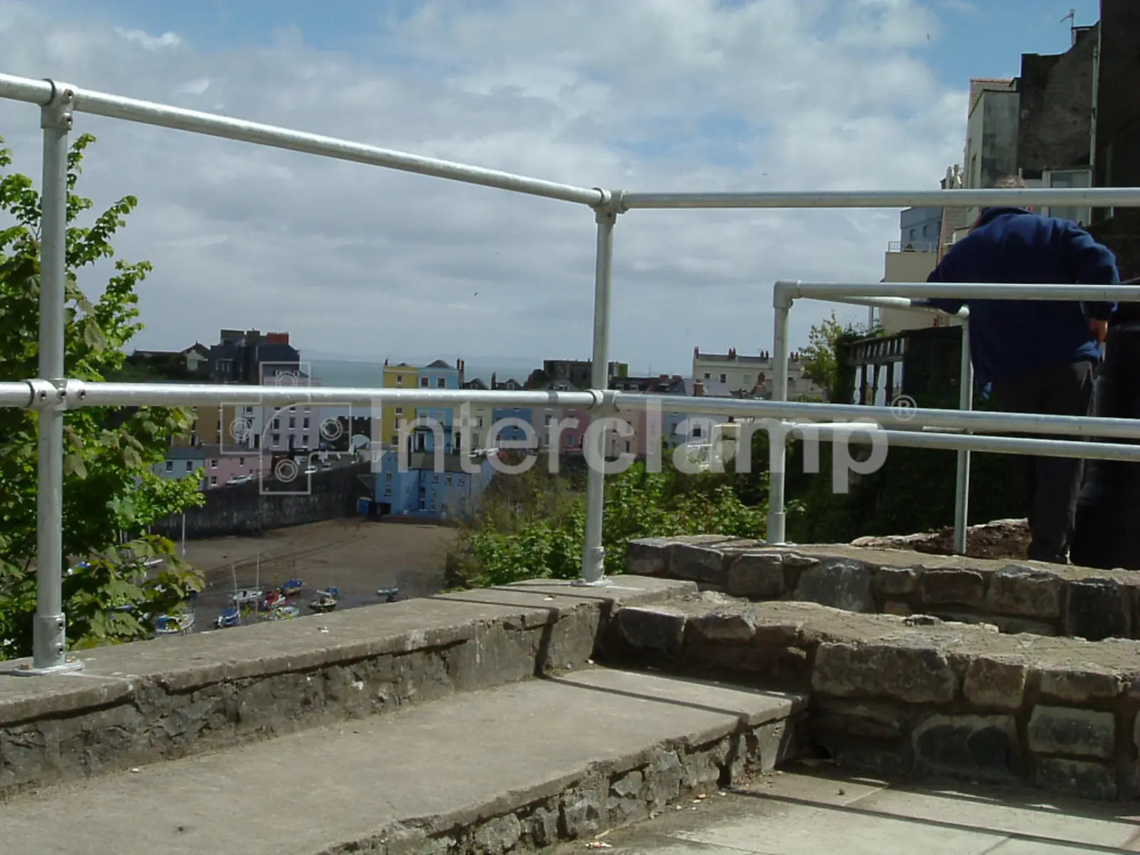 Interclamp Galvanised Key Clamp Seafront Pedestrian Handrailing