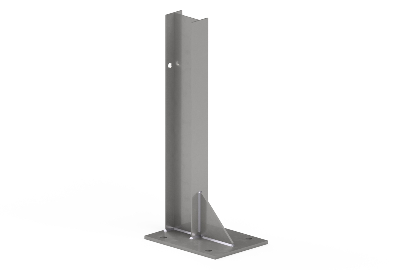 760mm Bolt Down RSJ Crash Barrier Post
