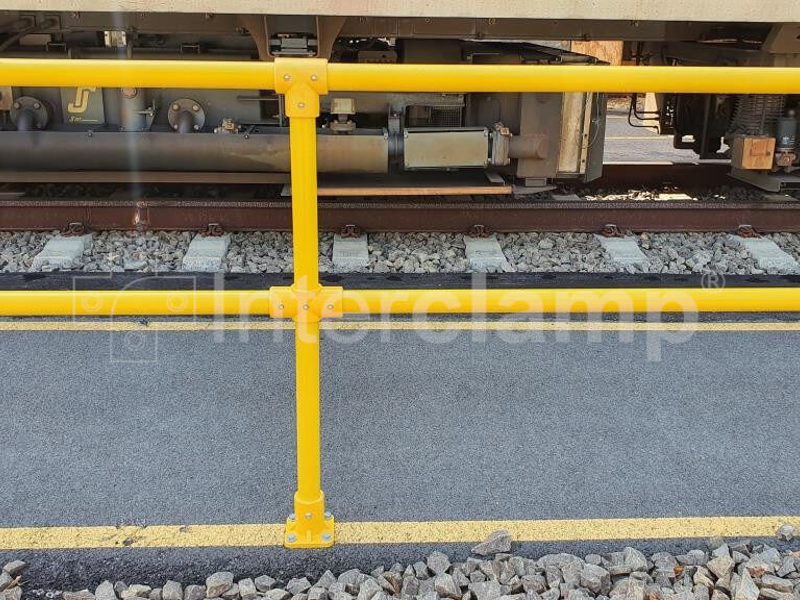 Interclamp GRP Handrail Barriers for Queensland Rail