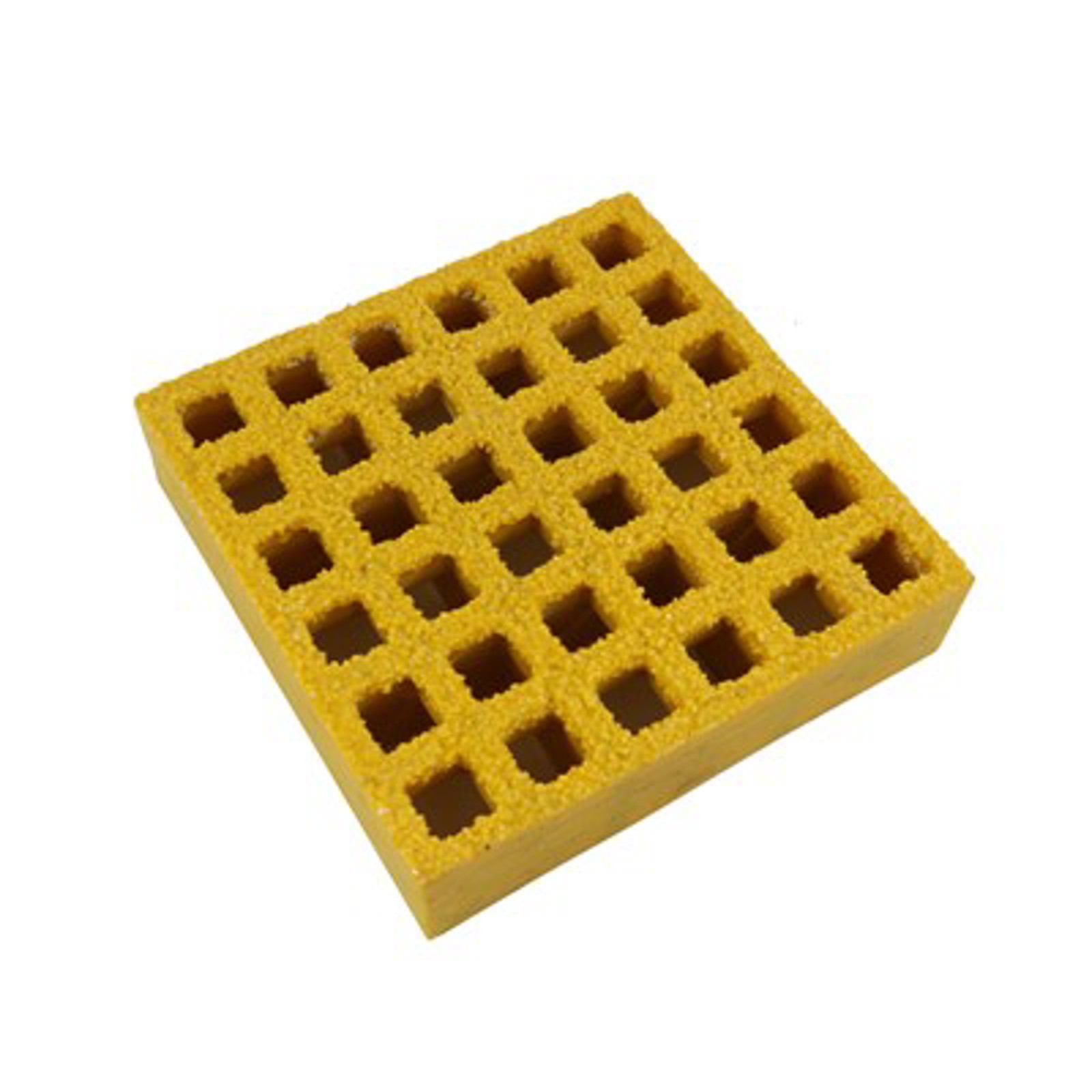 GRP Floor Grating 38mm Deep x 38mm Square - Yellow