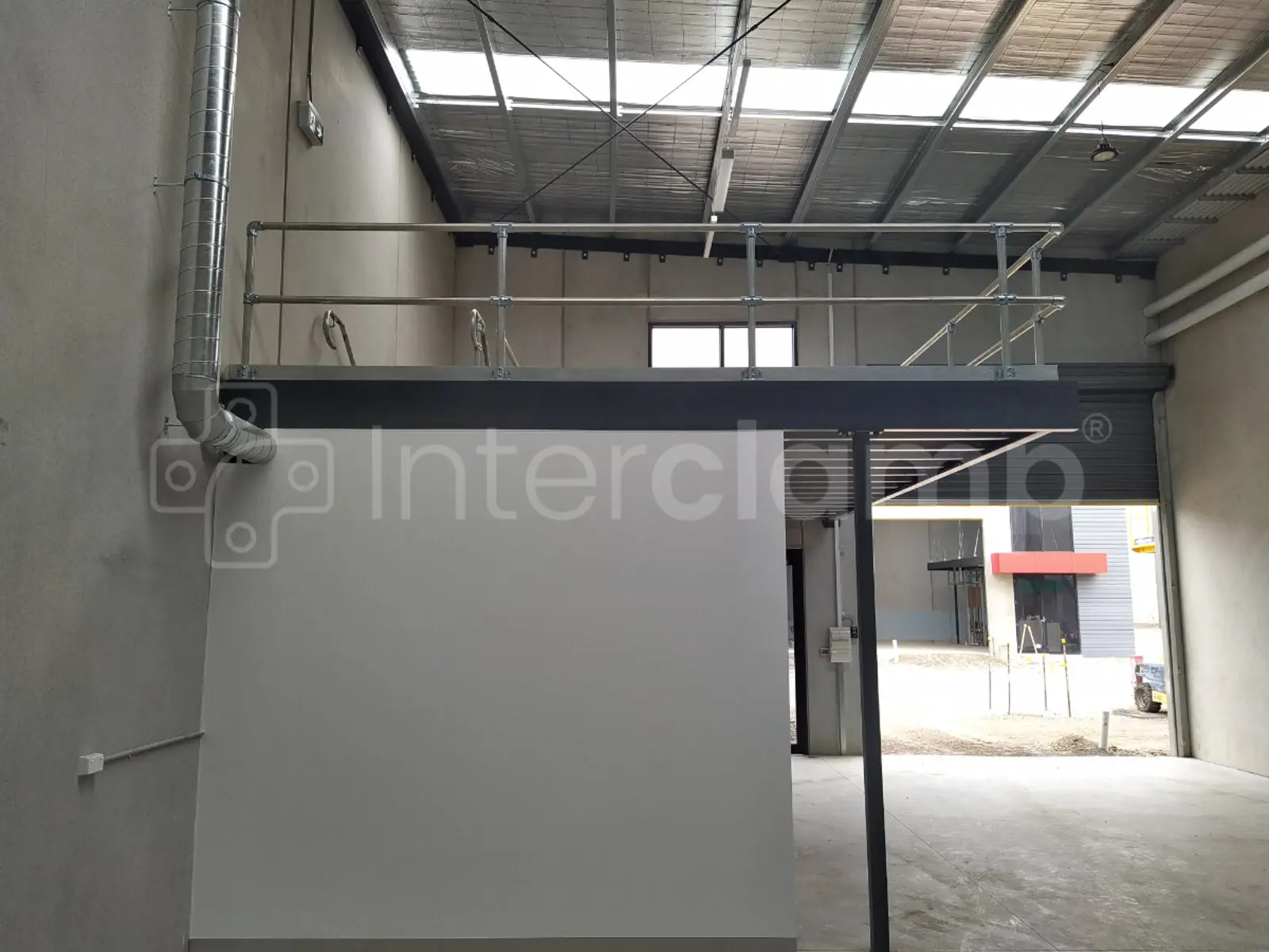 Interclamp Key Clamp Mezzanine Balustrade Installation