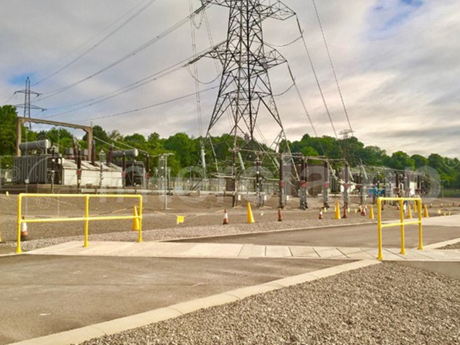 Interclamp GRP Electrical Substation Handrails