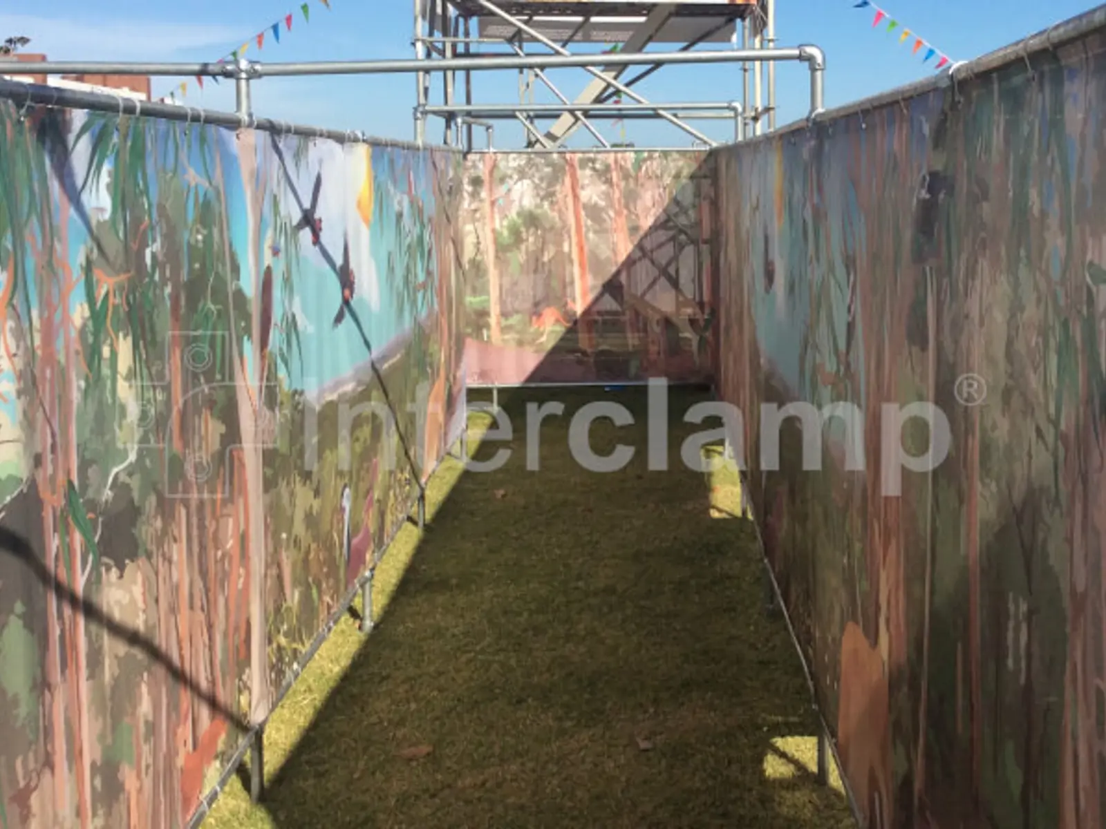 Interclamp Key Clamp Temporary Maze Structure