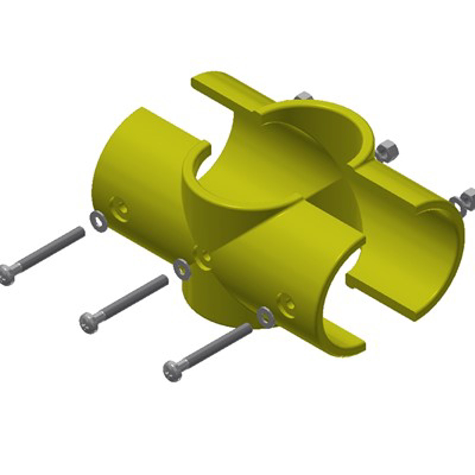Interclamp® FRP / GRP F119 - Cross (Middle Rail) Fitting