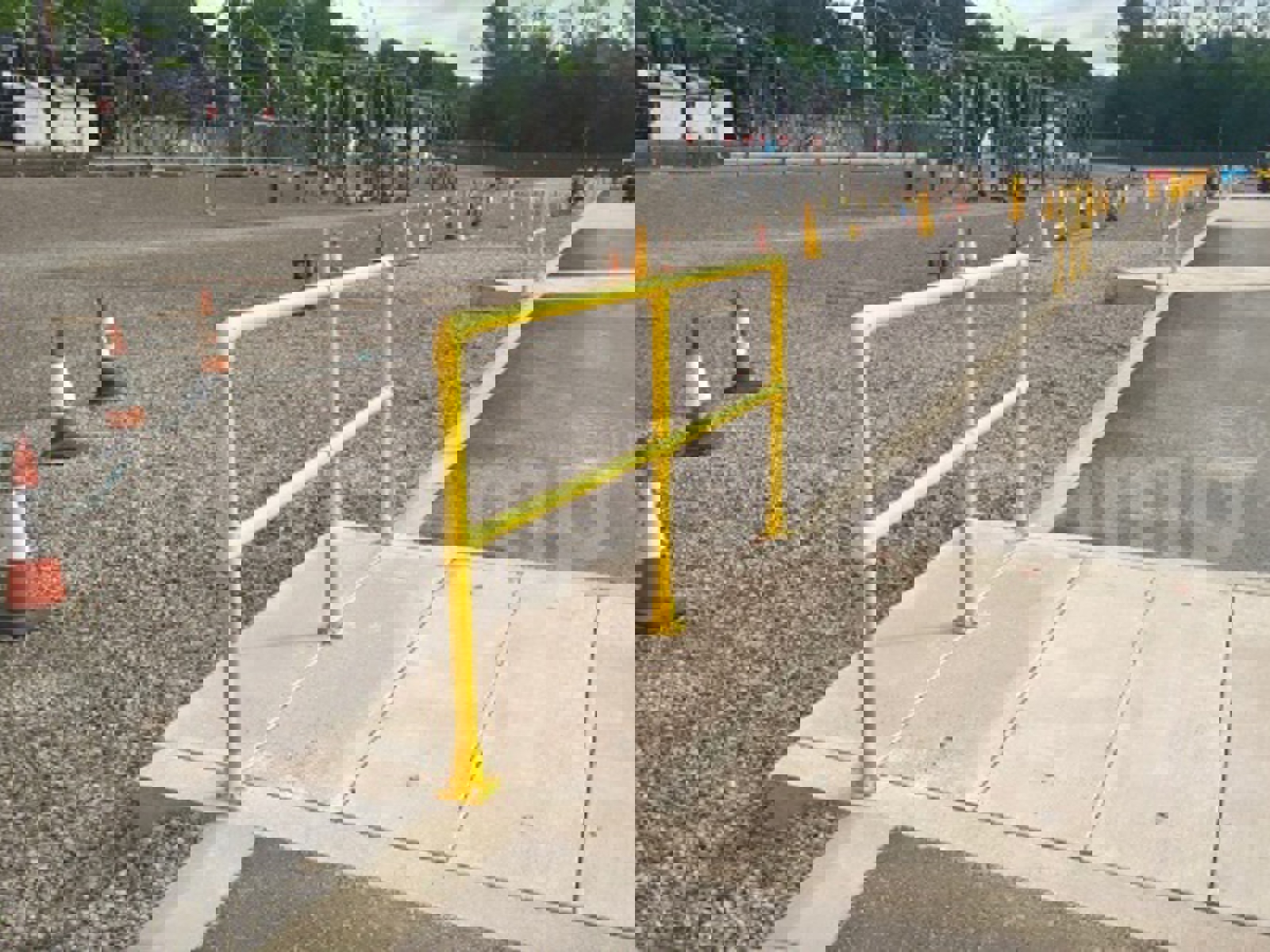 Interclamp GRP Electrical Substation Handrails