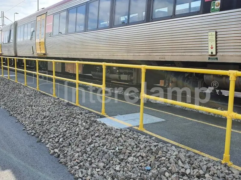 Interclamp GRP Handrail Barriers for Queensland Rail