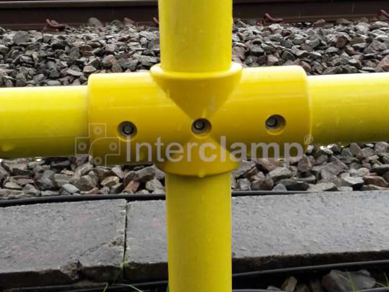 GRP Handrail Fittings for Rail Track Safety