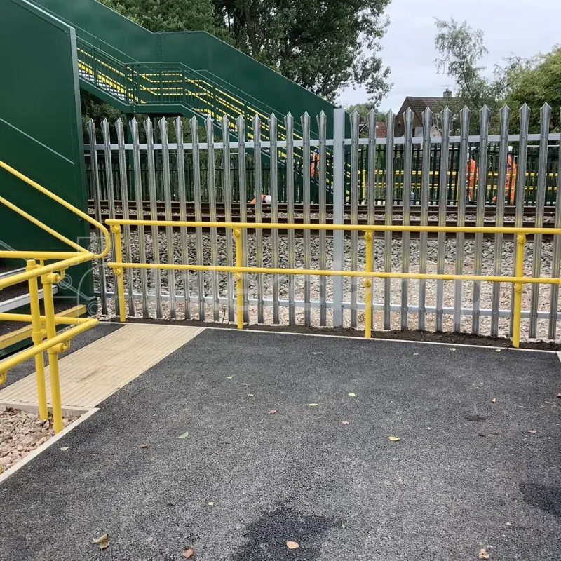 Interclamp Steel Palisade Fencing