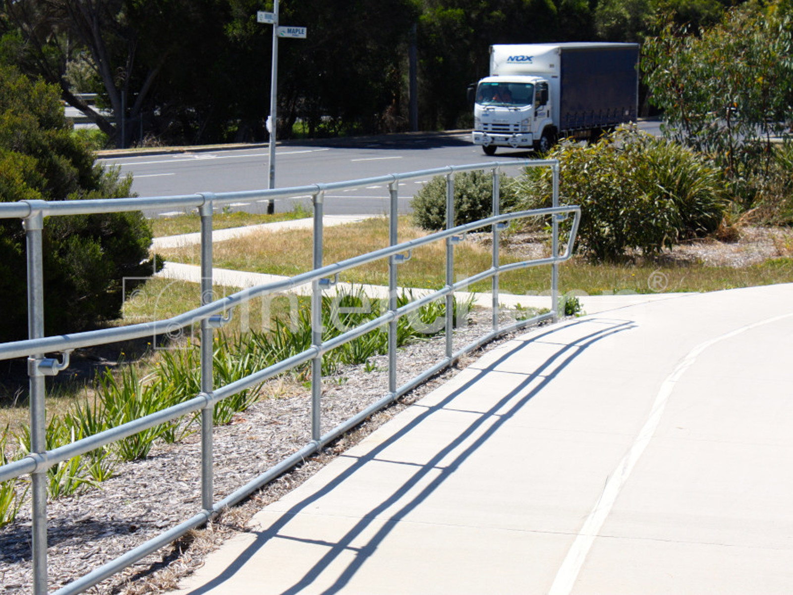 Cycle Path Safety Handrailing Peninsula Link