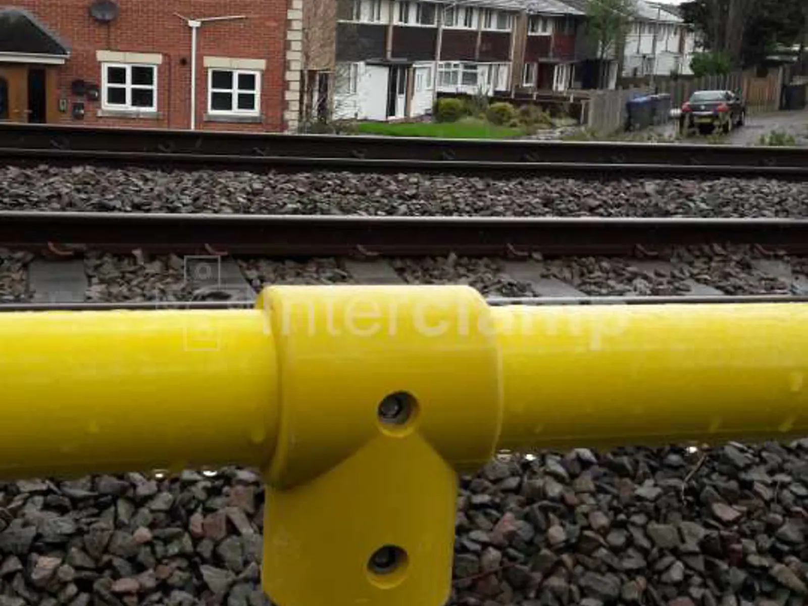 GRP Handrail Fittings for Rail Track Safety
