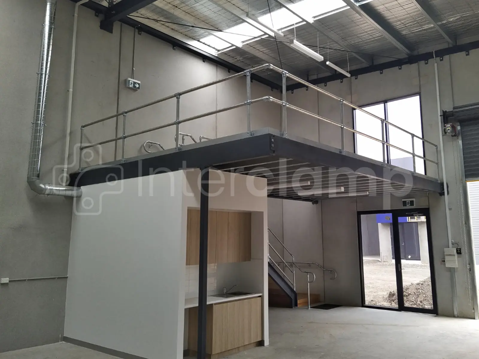 Interclamp Key Clamp Mezzanine Balustrade Installation