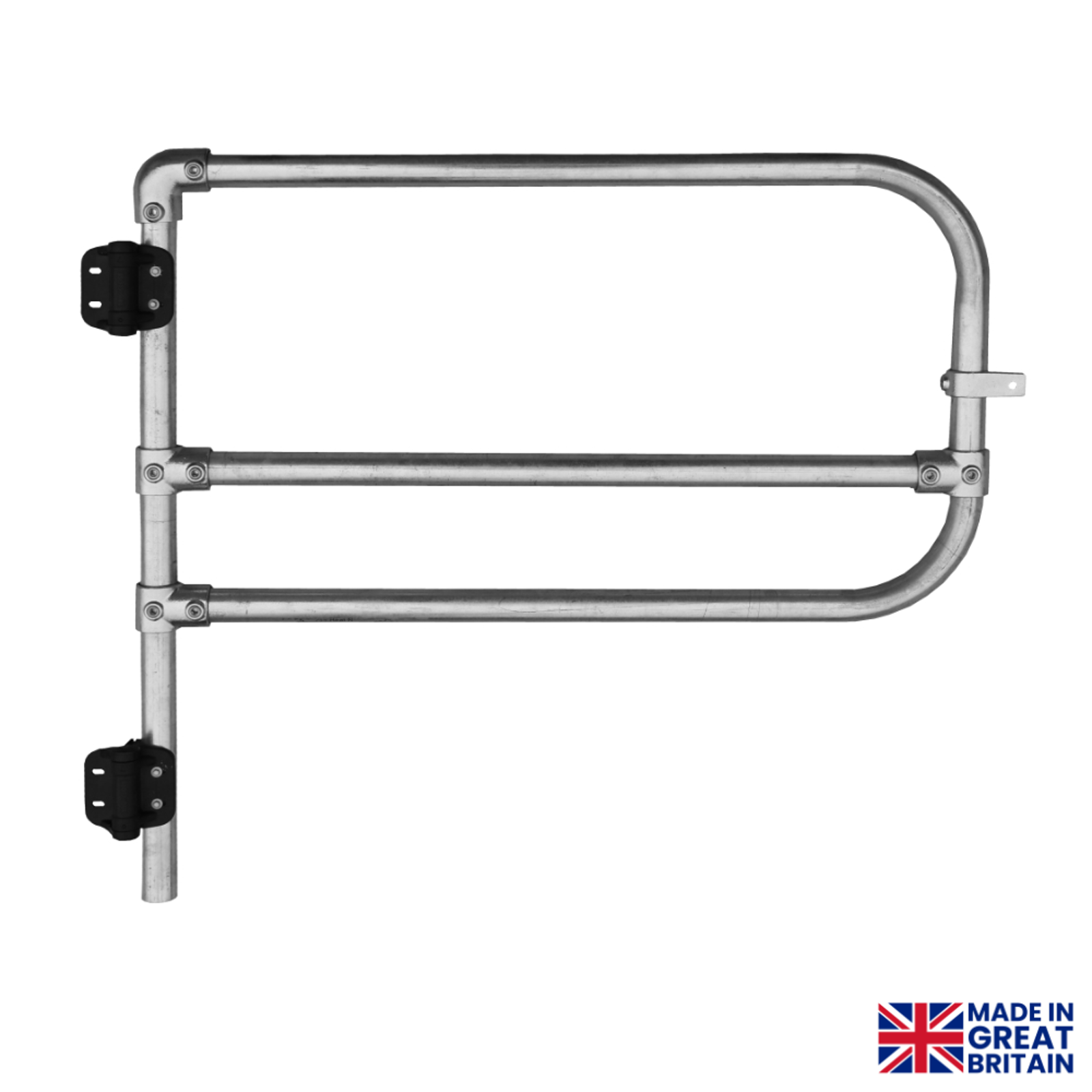 Interclamp® Safety Gate - Key Clamp Self Closing Safety Gate