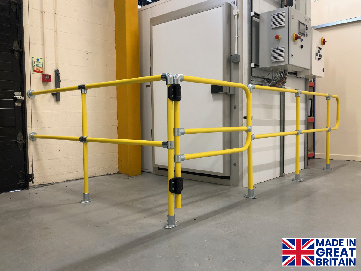 Interclamp® Safety Gate - Key Clamp Self Closing Safety Gate