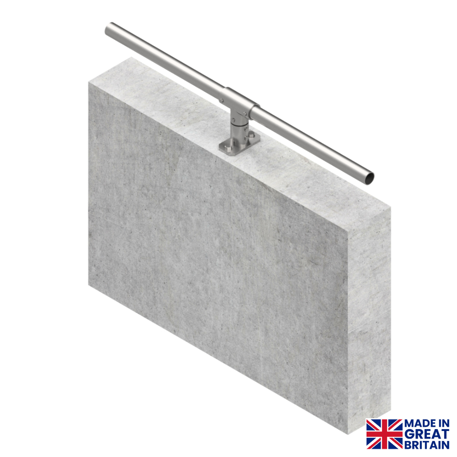 Interclamp® Safety Post 4010 - Standard Safety Post - Single Rail
