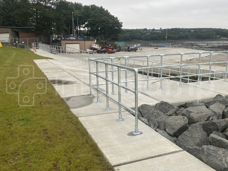 Safety Guardrail Installed at Dalgety Bay